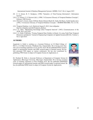 Checking And Verifying Temporal Data PDF