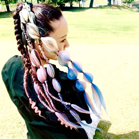 Pompom Cotton Candy 2pcs Set Pompomhair