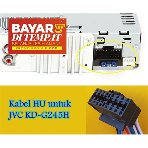 Jual Kabel Head Unit Soket Jvc Kd G245h Socket Jvc Lama 16 Pin Utk Jvc Kdg245h Hu Bawaan Hino