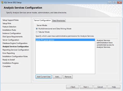 how to enable data mining in excel powered by sql server analysis