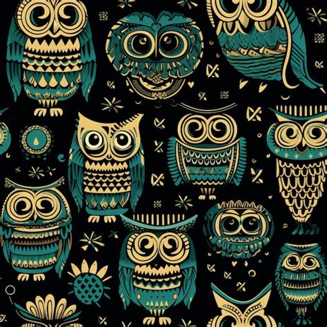 Premium Photo Unveiling The Timeless Charm The Owl Pattern Premium Photo Unveiling The Timeless Charm The Owl Pattern
