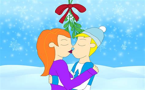 Kim And Ron Kiss Under The Mistletoe By Edwinvazquez23 On Deviantart