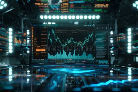 financial data analysis stock illustration illustration of market