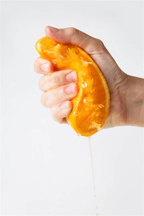 Fruit Being Squeezed