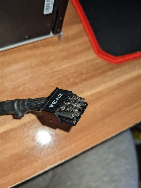 Rip Evga 550w Sfx Psu Melted Gpu Cable Connector Rsffpc