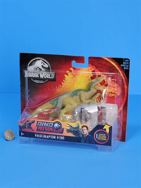 Jurassic World Mattel Velociraptor “echo” Ob Toys