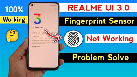 REALME Fingerprint Correction CALIBRATION FINGERPRINT