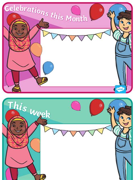 Twinkl Class Calendar Print Outs Pdf