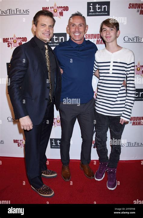 Casper Van Dien Olivier Gruner And Nash Gruner At Itn Distributions Showdown In Manila Los