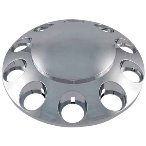 Chrome Abs Plastic Front Cover W Removable Hubcap 10 Holes For Nut