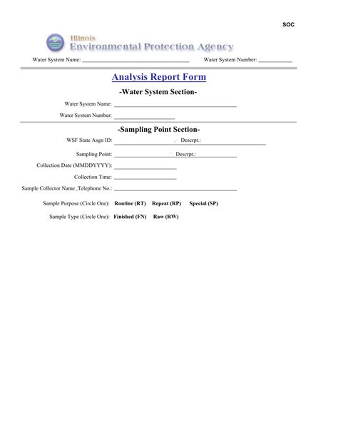 Illinois Soc Analysis Report Form Fill Out Sign Online And Download