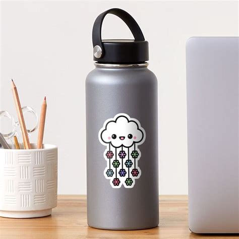 Cute Snow Cloud Sticker By Sugarhai Redbubble