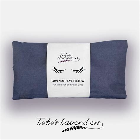 ლავანდის თვალის ბალიში ნაცრისფერი