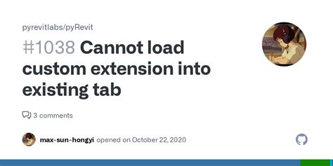 Cannot Load Custom Extension Into Existing Tab · Issue 1038
