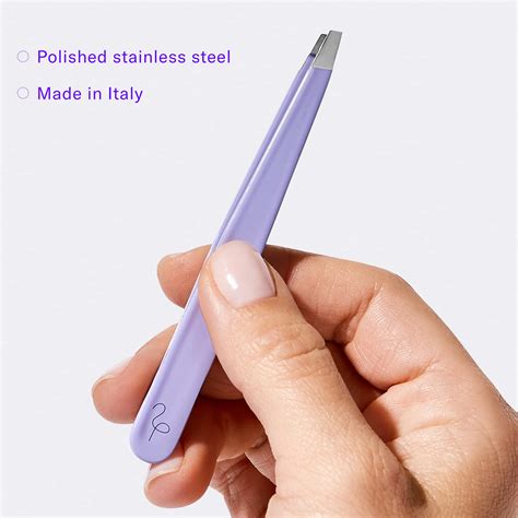 Flamingo Tweezers For Women Facial Hair Stainless Steel Slant Tip