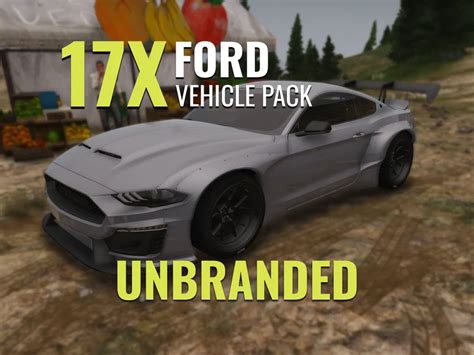 unbranded ford vehicle pack 17x frozen scripts fivem