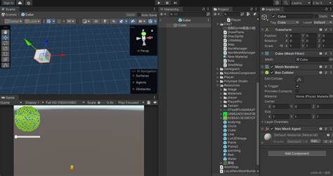 unity 导航路线生成，小地图同步映射 经过以后地图与小地图删除点位（点击小地图控制导航以及点击场景导航都会有路径点和路径点图标