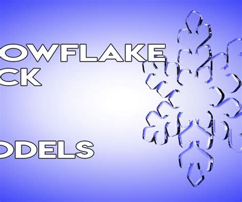 Artstation Snowflake Pack Resources