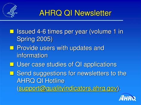 Ppt Ahrq Quality Indicators Powerpoint Presentation Free Download
