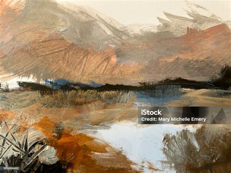 Semi Abstract Landscape Stock Illustration Download Image Now