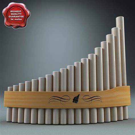 Pan Flute 3d Model Ad Pan Flute Model Pan Flute Flute Diy Musical Instruments