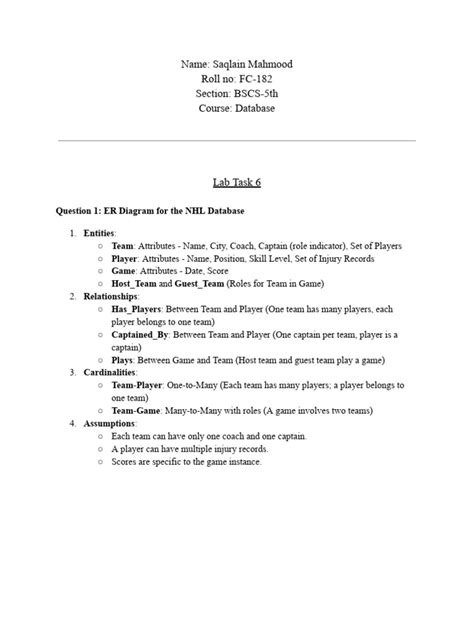 Lab Task 6 Pdf Computing Software Design