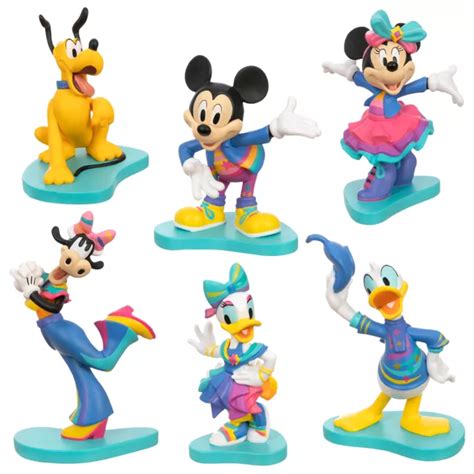 Set Di Personaggi Topolino E I Suoi Amici 70° Anniversario Disneyland