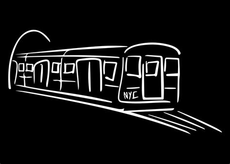 Subway Line Art Minimal Poster By Chris Hartmann Displate