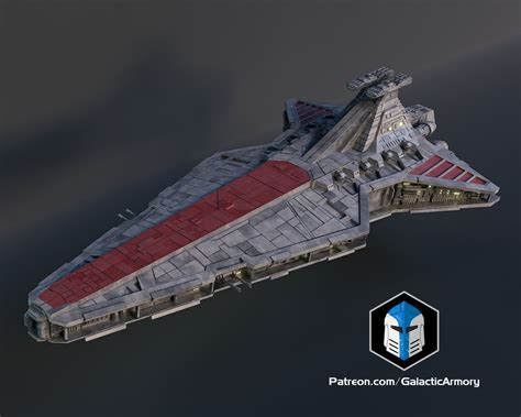 🚢 Clone Wars Venator Capital Ship 3d Print Files・ 3d File For ・cults