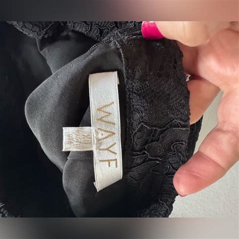 Wayf Skirts Wayf Elegant Black Lace Garment Poshmark