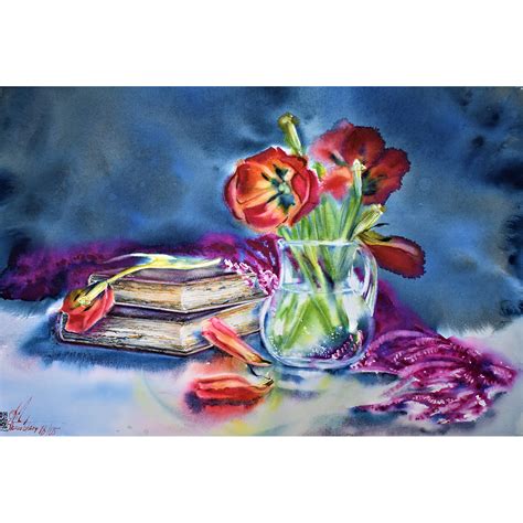 Купить картину Прочитанные книги в Москве от художника Горбач Диана