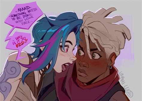 Safebooru 1boy 1girl Arcane League Of Legends Arcane Fractured Jinx