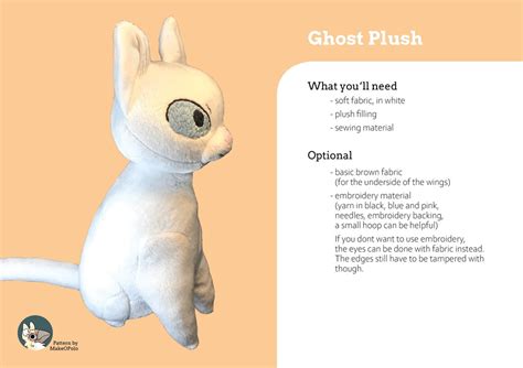 The Ghost Plush Pattern R Theowlhouse