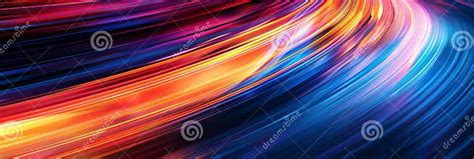Create Dynamic Vibrant Visuals With Abstract Light Waves In Motion For Energy And Innovation