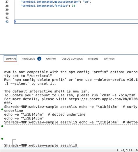 Terminal Font Size Updates Get Slower The Bigger The Font Issue Microsoft Vscode
