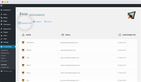 How To Export The Connects Data From Convertplus Convertplus