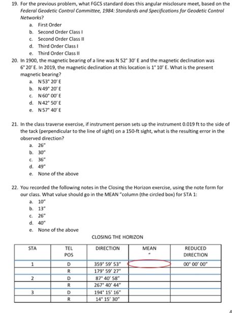 19 For The Previous Problem What Fgcs Standard Does