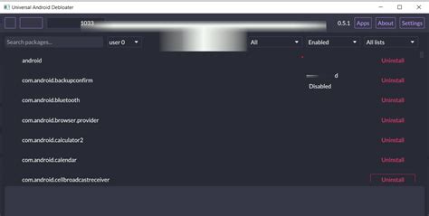 UI Is Broken Issue X Universal Android Debloater GitHub