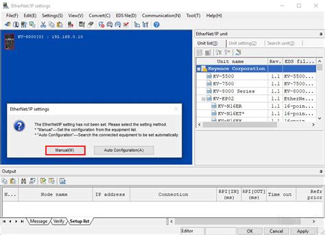 Ethernetip Keyence Plc Setup Instructions — Software Suite Documentation