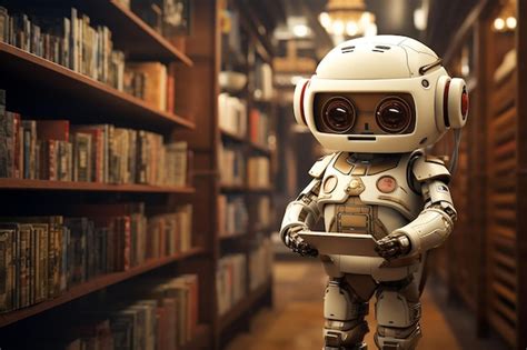 50000 Robot Librarian A Library Pictures