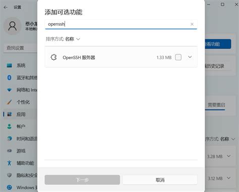 windows11安装openssh服务并修改配置 ibethfy 博客园