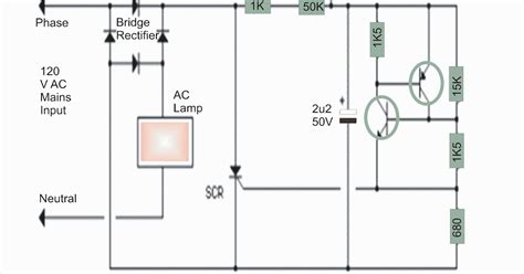 Electronics Projects VAC Lamp Dimmer Circuit