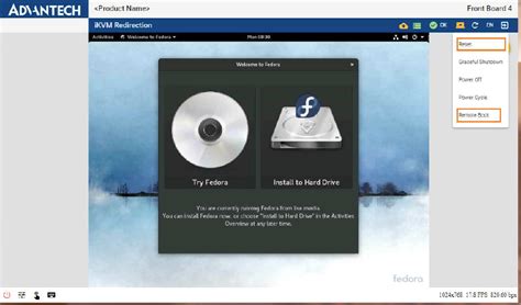 How To Install Operating System Remotely Through Bmc Web Ui Remote Storage Advantech Esg