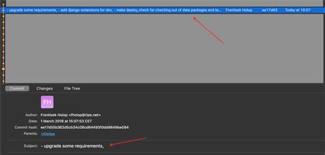 Only First Line Of Commit Message Shown In Commit Tab · Issue 234 · Fork Devtracker · Github
