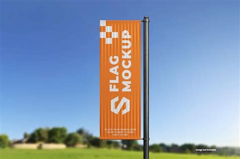 Premium Psd Flag Mockup