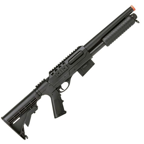 Double Eagle Pump Action Spring Powered Airsoft Shotgun