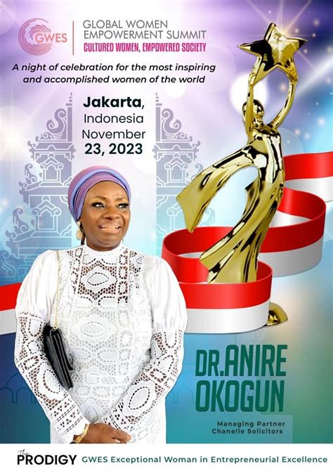 Dr Anire Okogun On Linkedin I Am Honored To Be Speaking At The Global Women Empowerment Summit And