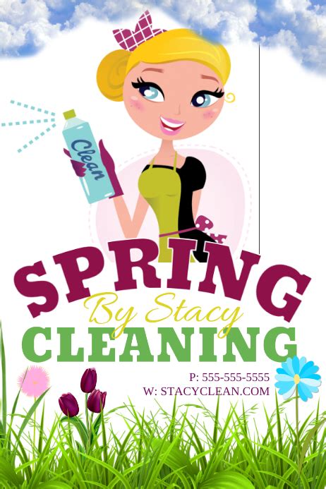 Spring Cleaning Template Postermywall