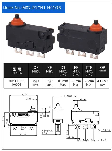 Baokezhen Contactor Roller Shutter Limit Switch Mounting Electric Micro