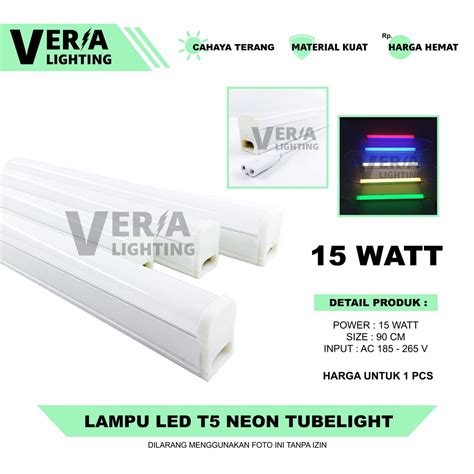 Jual Lampu Tl Neon T Led W Tube Warna Warni Lampu Neon Led Shopee Indonesia